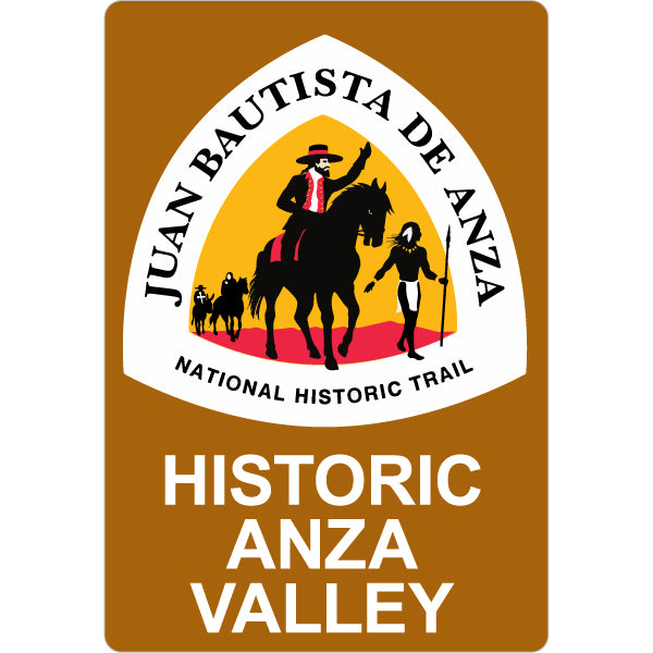 10453-1169 Anza Valley Historic Juan Bautista De Anza Sticker ...